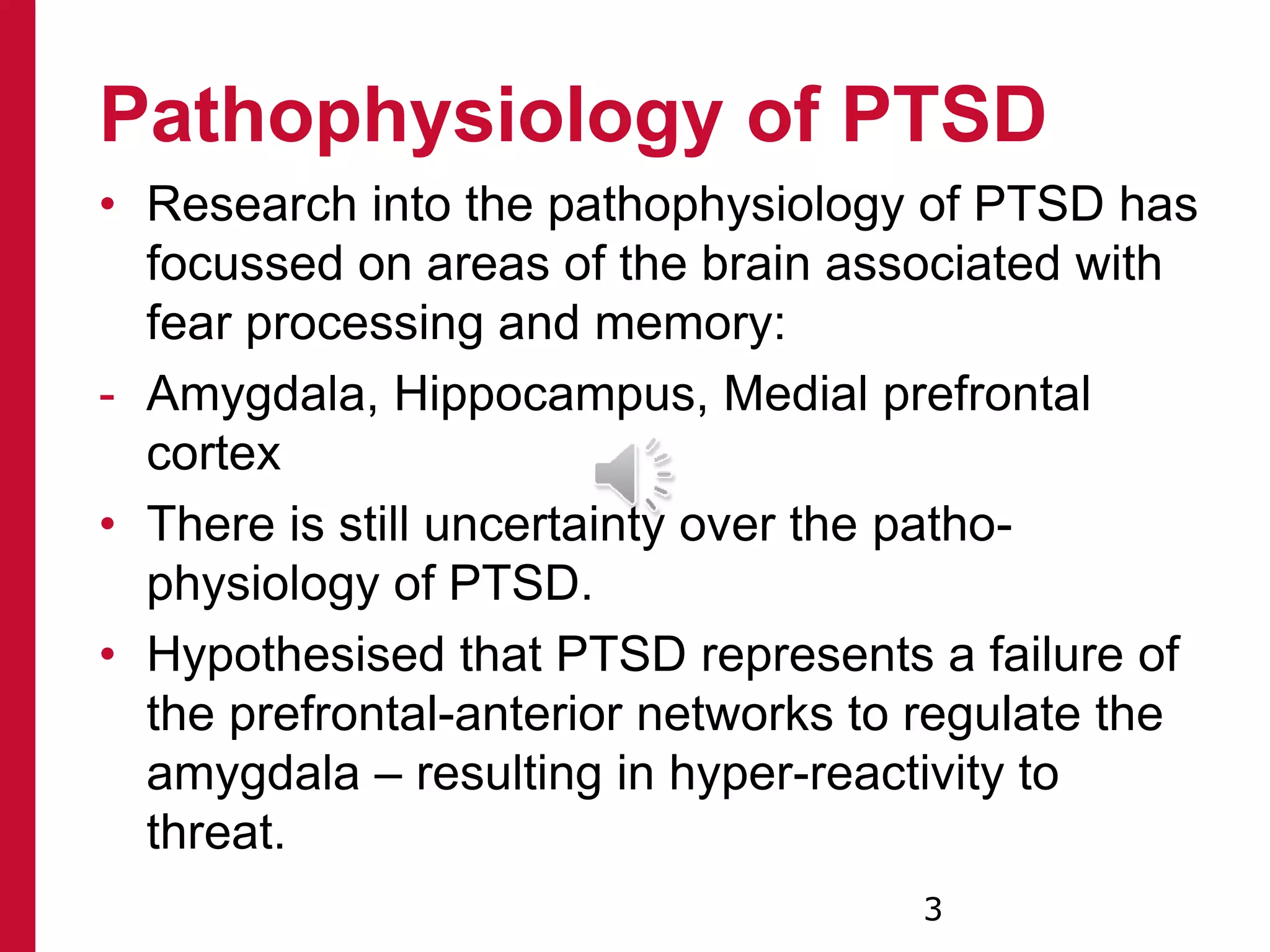 Post traumatic stress disorder | PPTX
