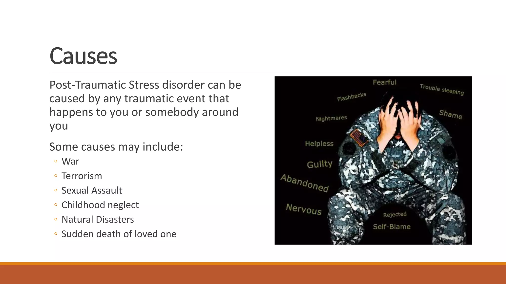 Post traumatic stress disorder | PPT