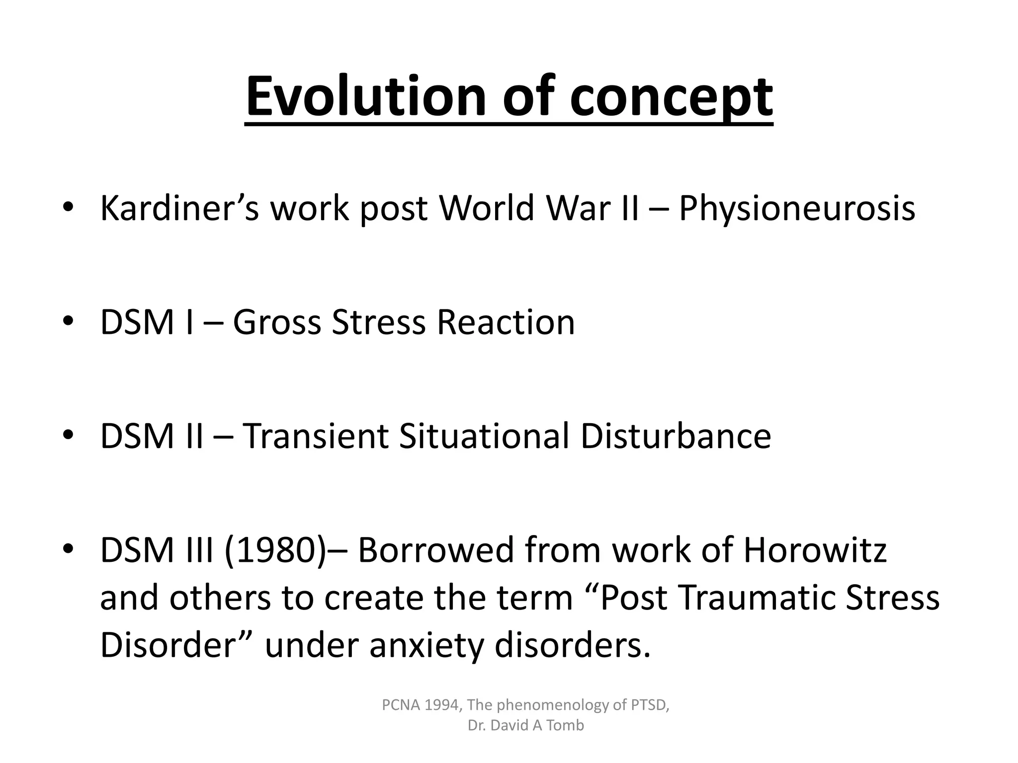 Post traumatic stress disorder | PPTX