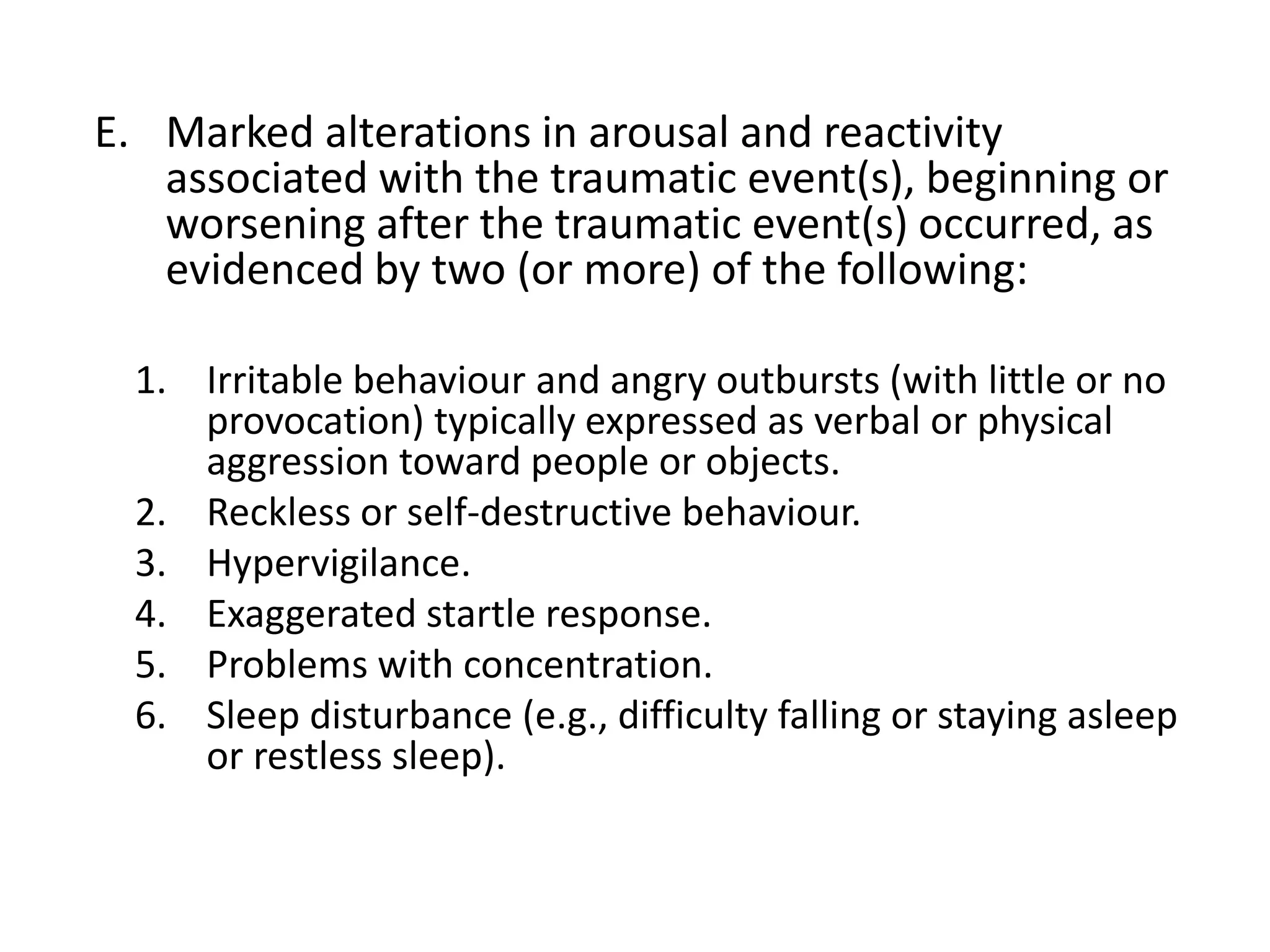 Post traumatic stress disorder | PPTX