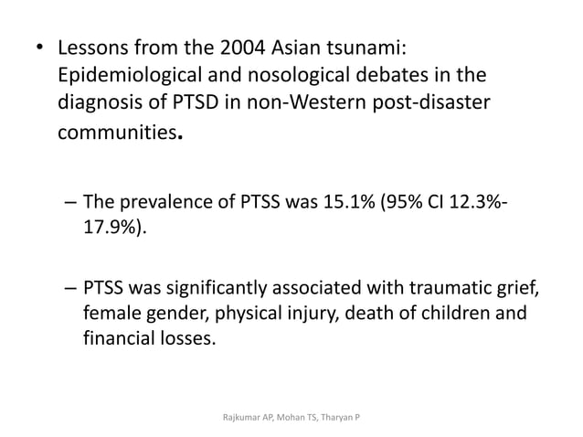 Post traumatic stress disorder | PPTX | Mental Health | Diseases and ...
