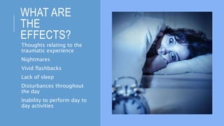 Post traumatic stress disorder | PPTX | Mental Health | Diseases and ...