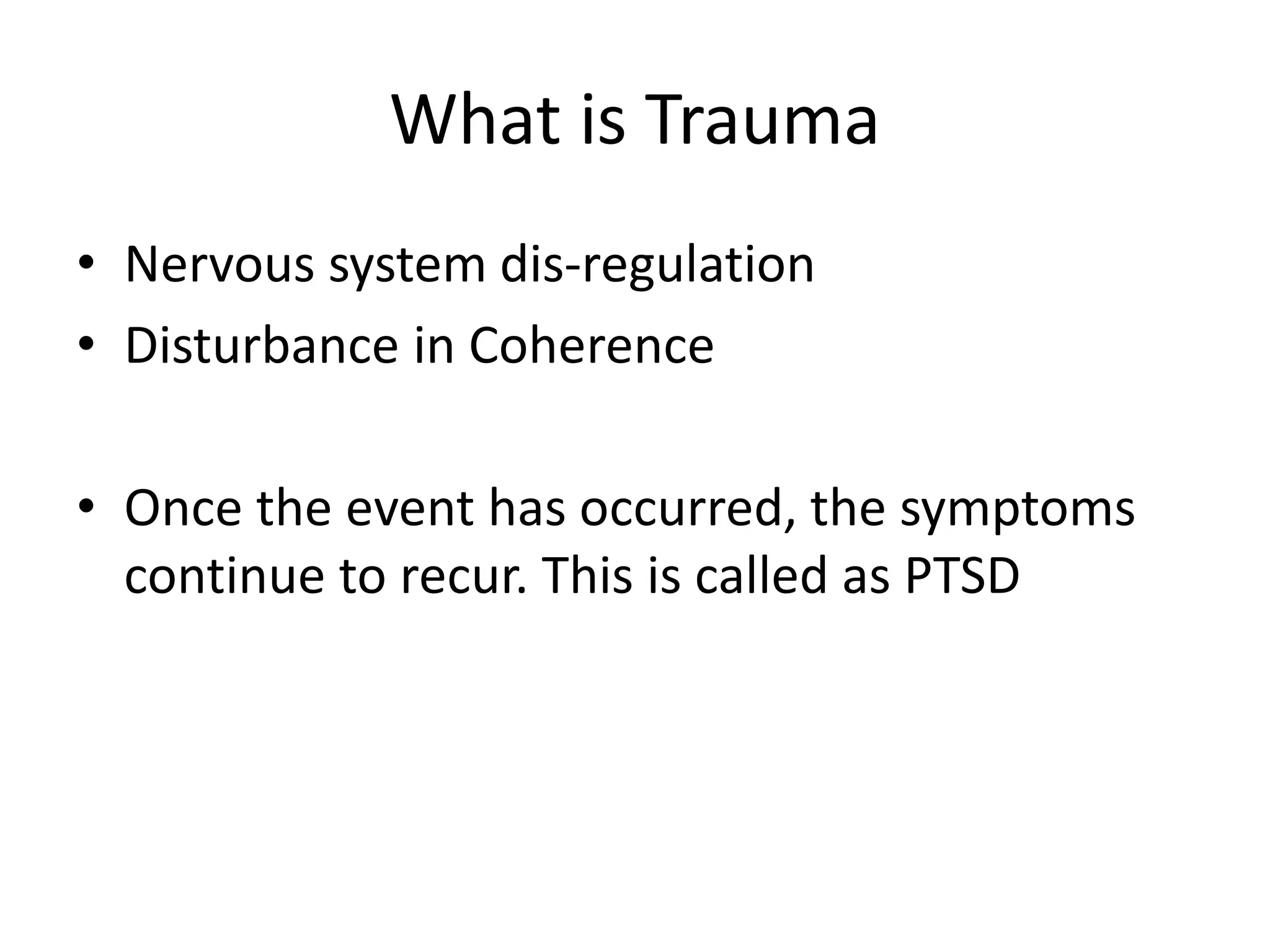 Understanding PTSD (Post Traumatic Stress Disorder) By Dr. Sanjyot ...