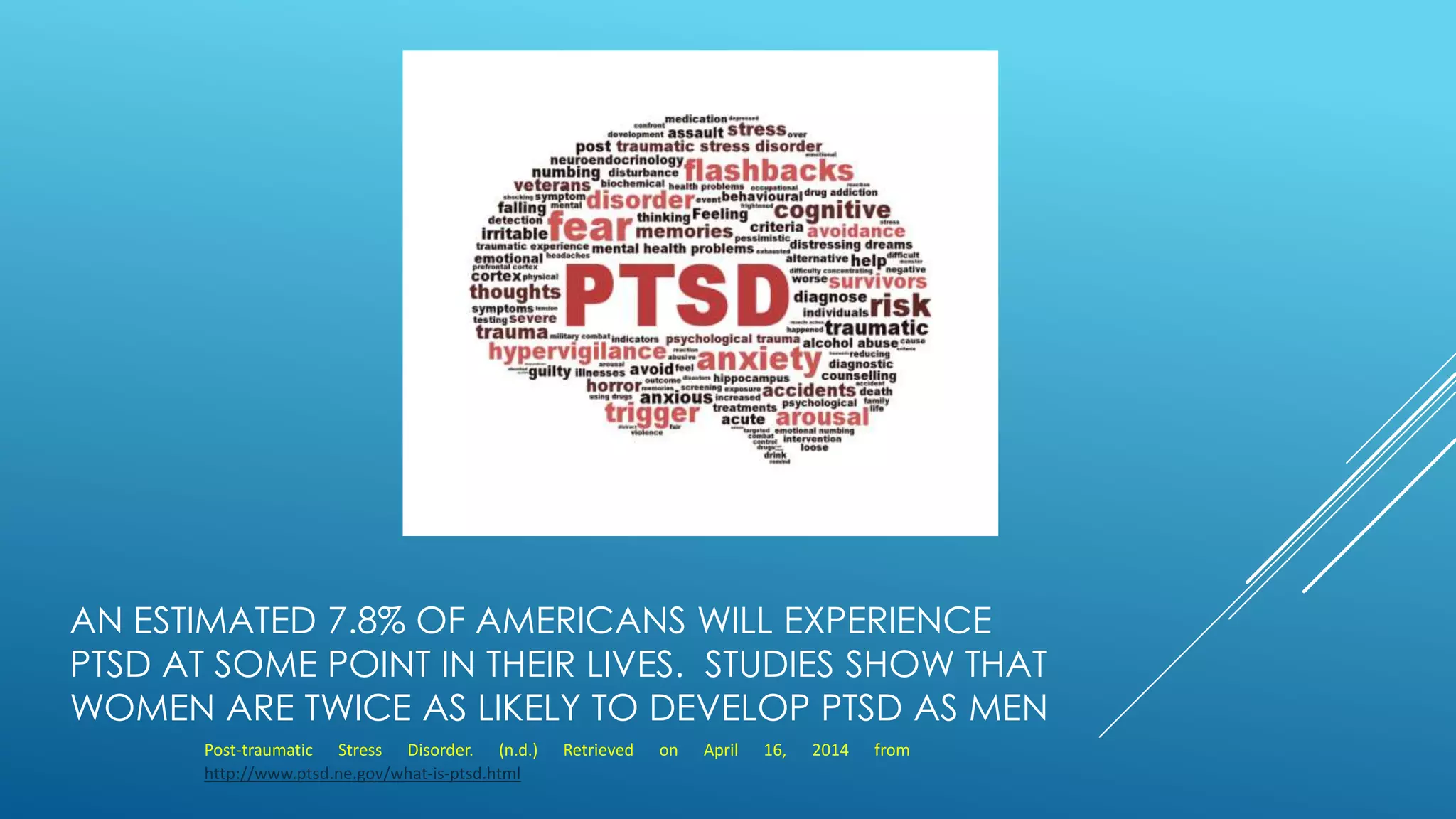Post traumatic stress disorder presentation | PPTX