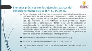 Postulados del condicionamiento clásico.pptx | Educational Assessment ...