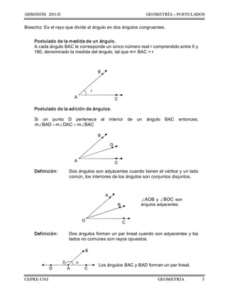 Geometría Del Postulado