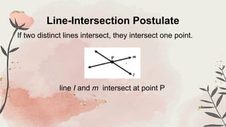 mathematical system/axiomatic structure of geometrypostulates and ...