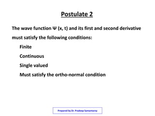 Postulates of quantum mechanics | PDF