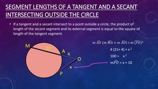 Postulates, theorems, corollaries and laws involving circles | PPTX