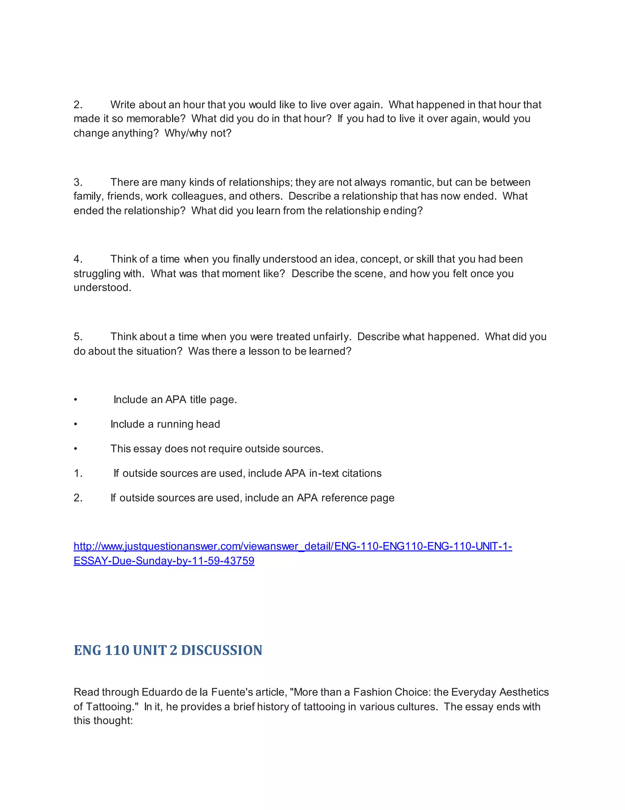 Post university eng 110 | DOCX