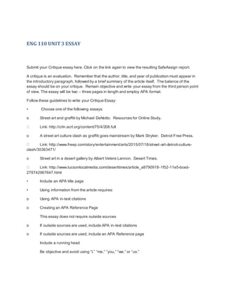 Post university eng 110 | DOCX