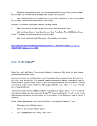 Post university eng 110 | DOCX