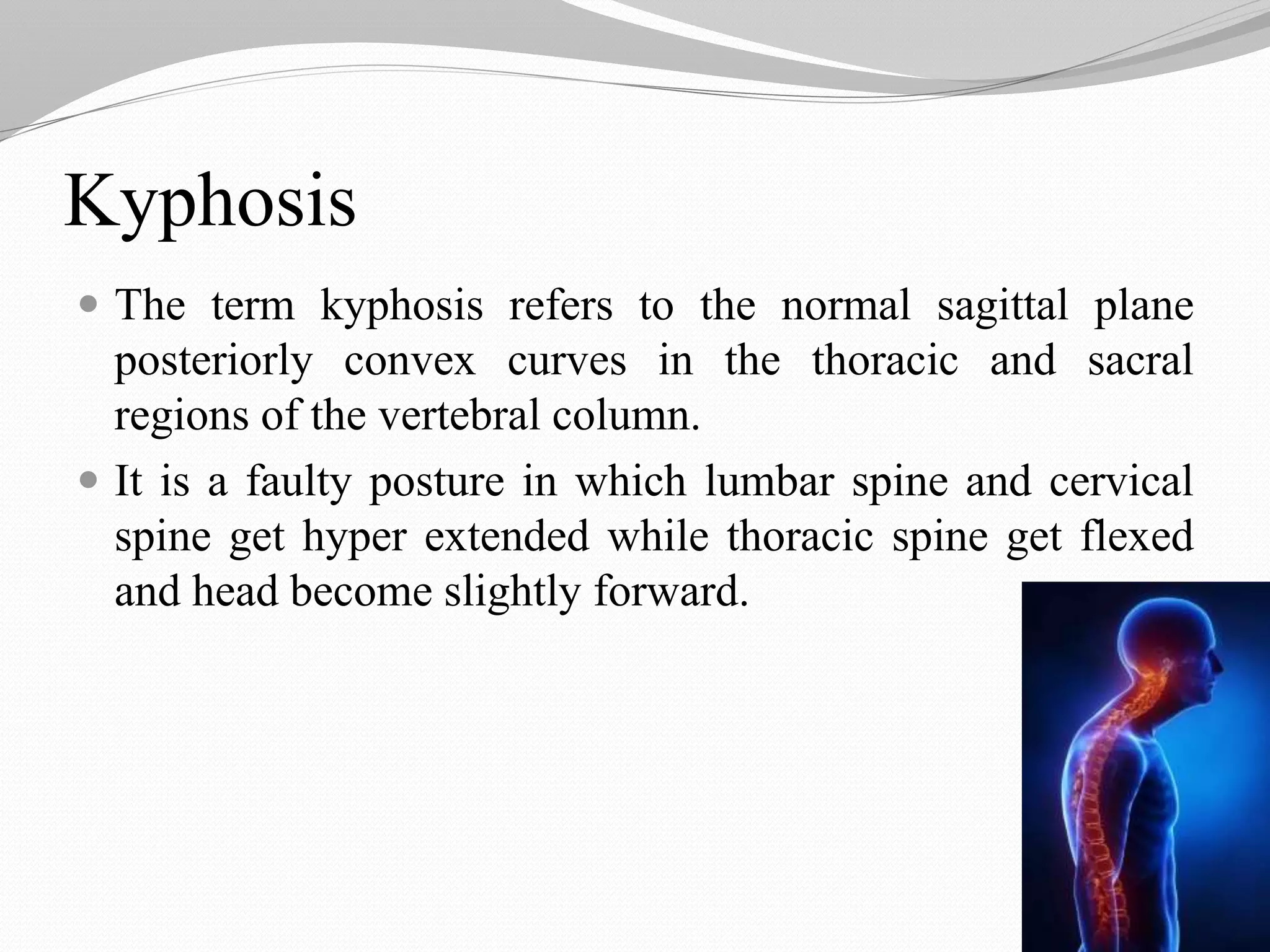 Postural deviations of spine by Dr. Nidhi | PPTX