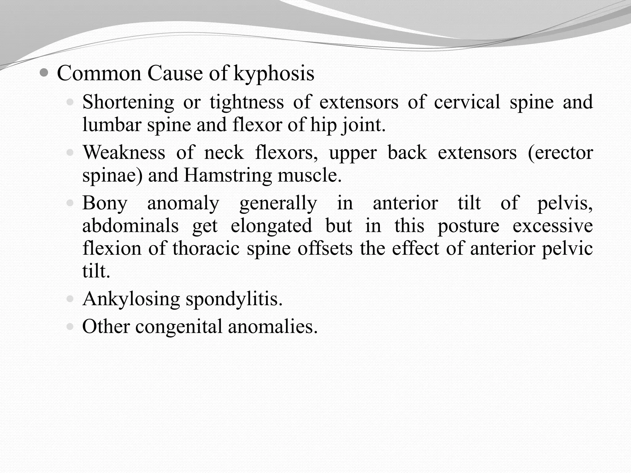 Postural deviations of spine by Dr. Nidhi | PPTX