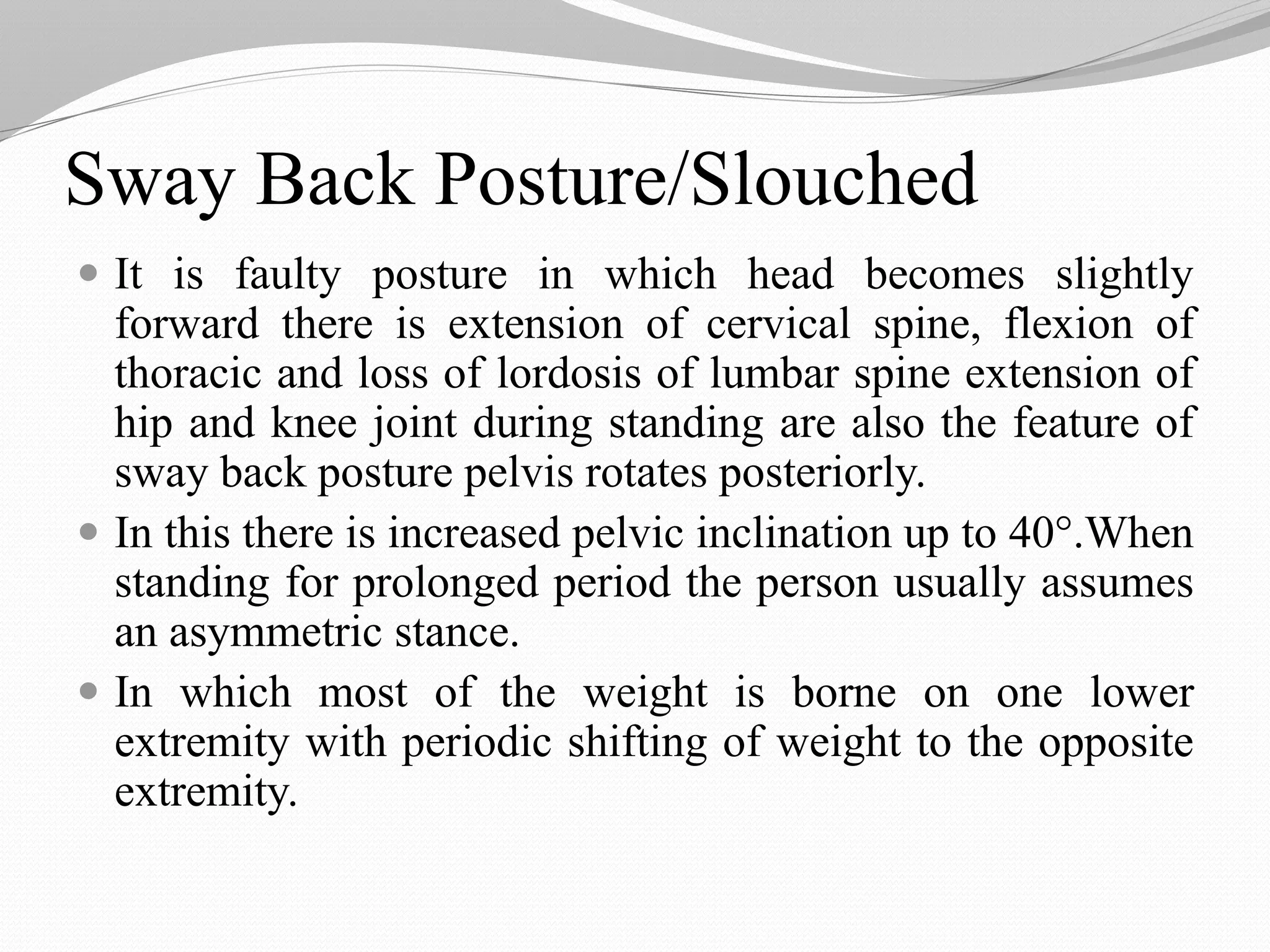 Postural deviations of spine by Dr. Nidhi | PPTX