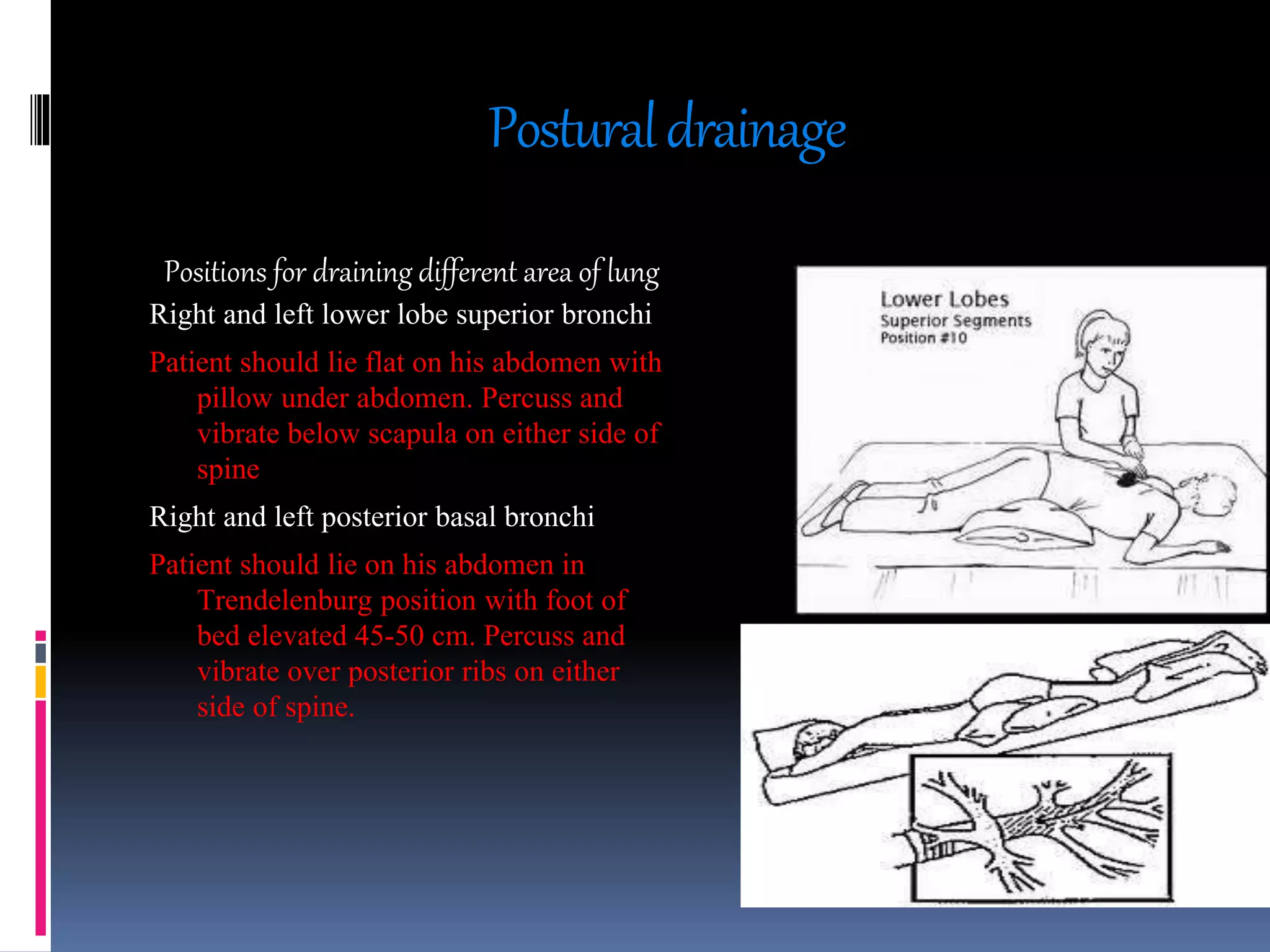 Postural drainage | PPTX