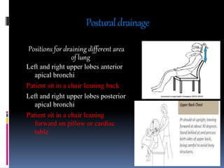 Postural drainage | PPTX