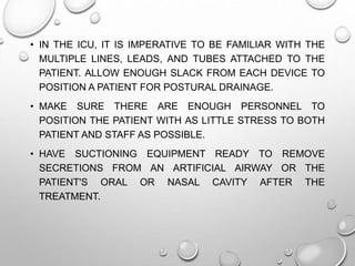 Postural drainage (PD) | PPTX
