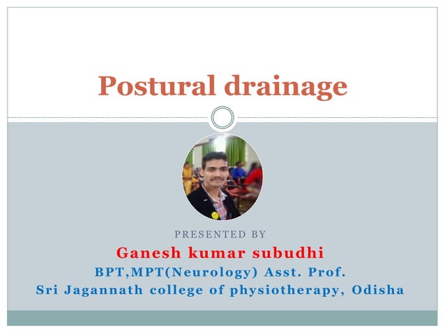 Postural drainage | PDF