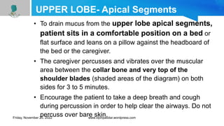 postural drainage | PPTX