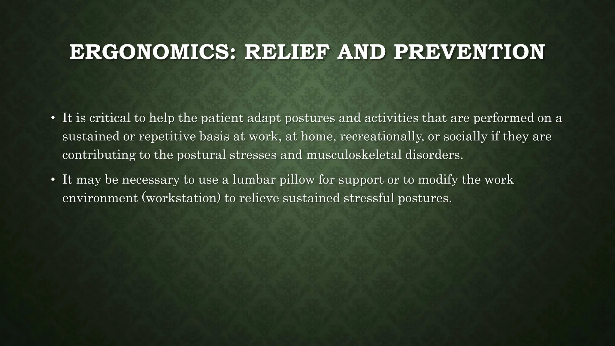 posture -Postural re education tech.pptx