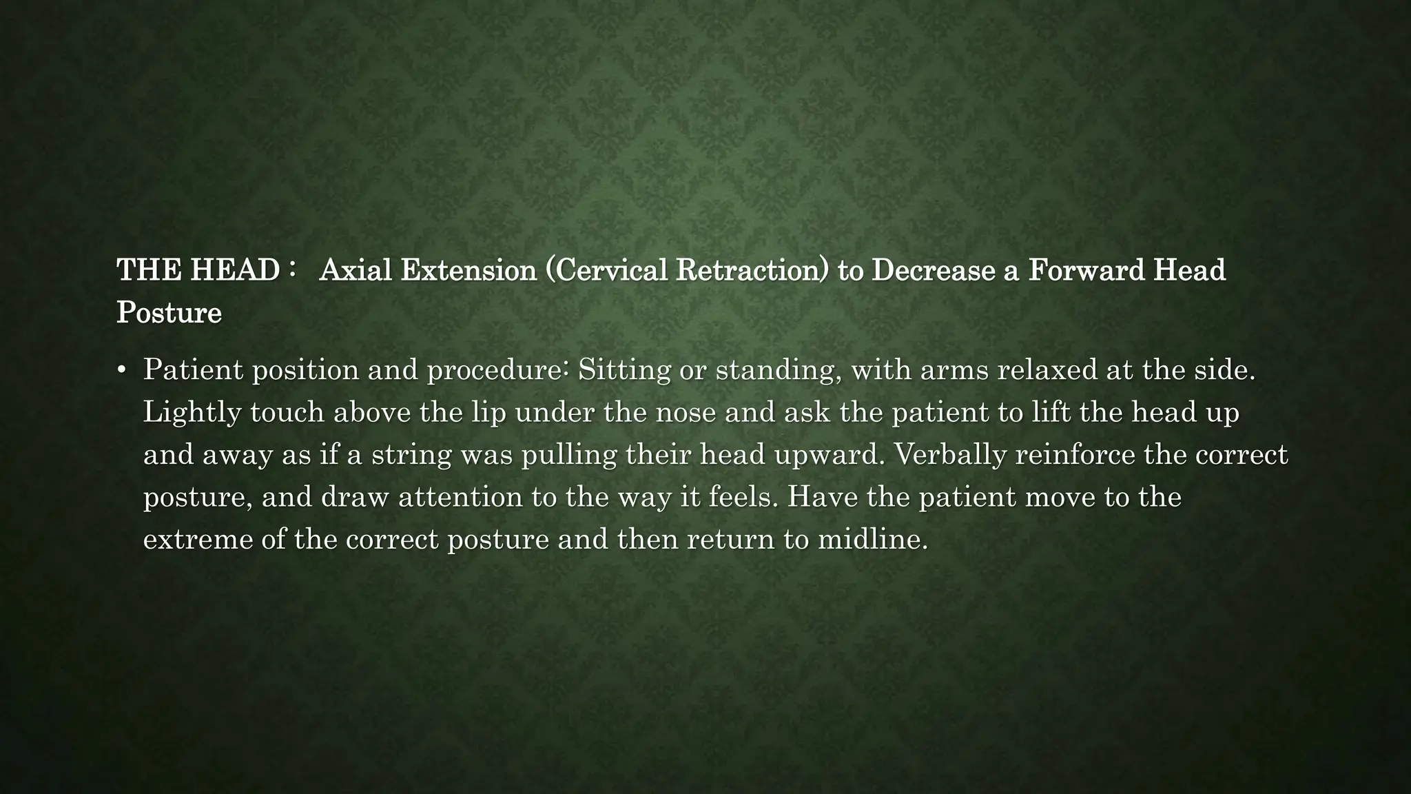 posture -Postural re education tech.pptx