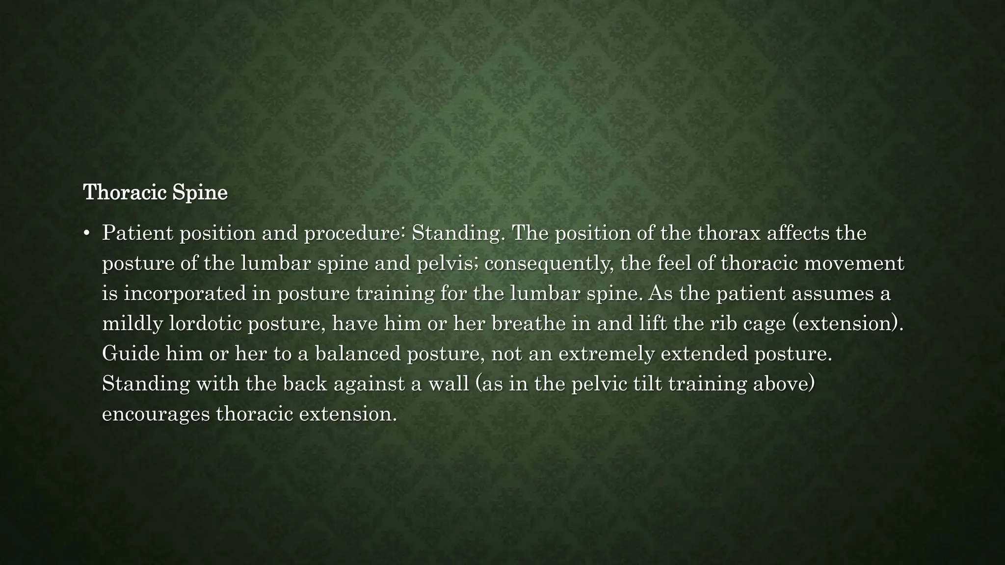 posture -Postural re education tech.pptx