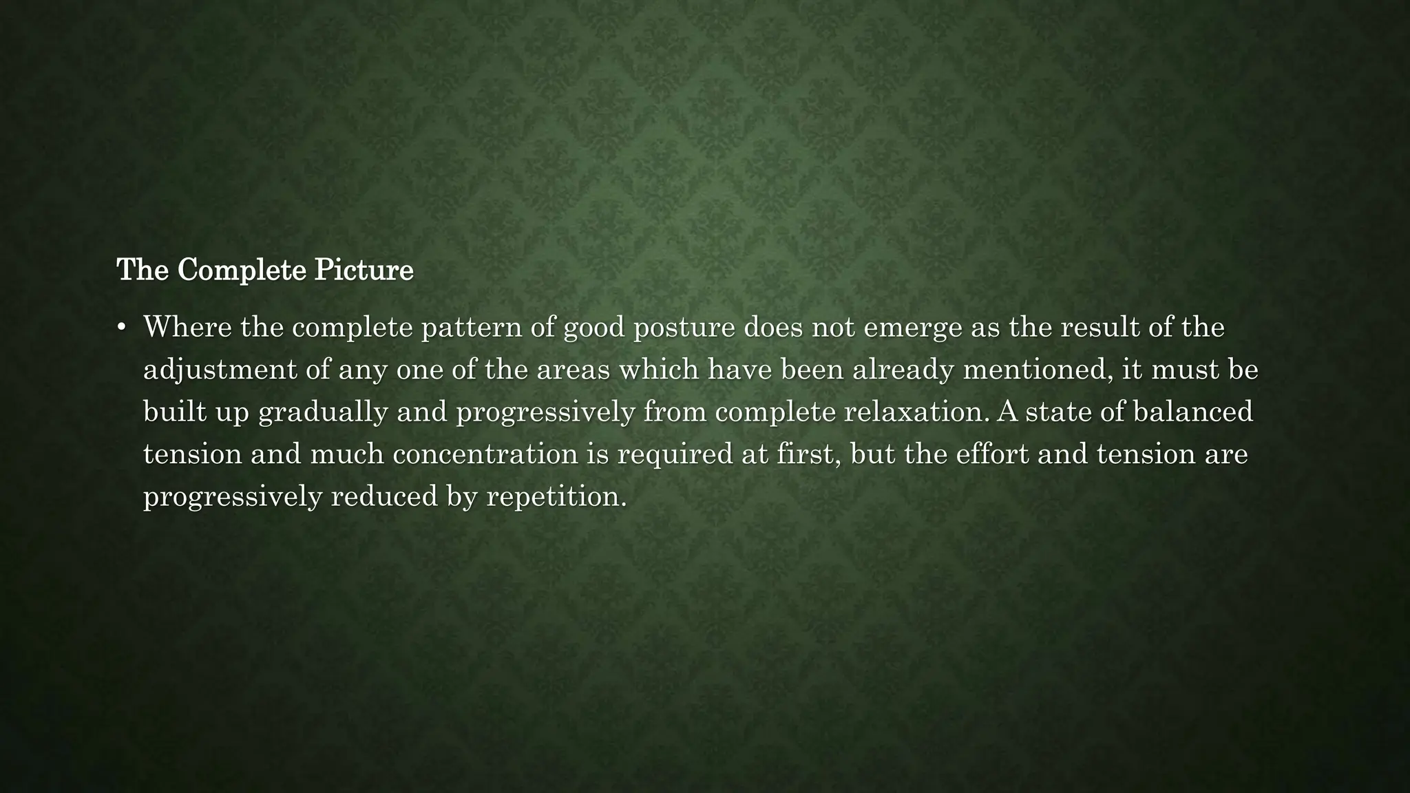 posture -Postural re education tech.pptx