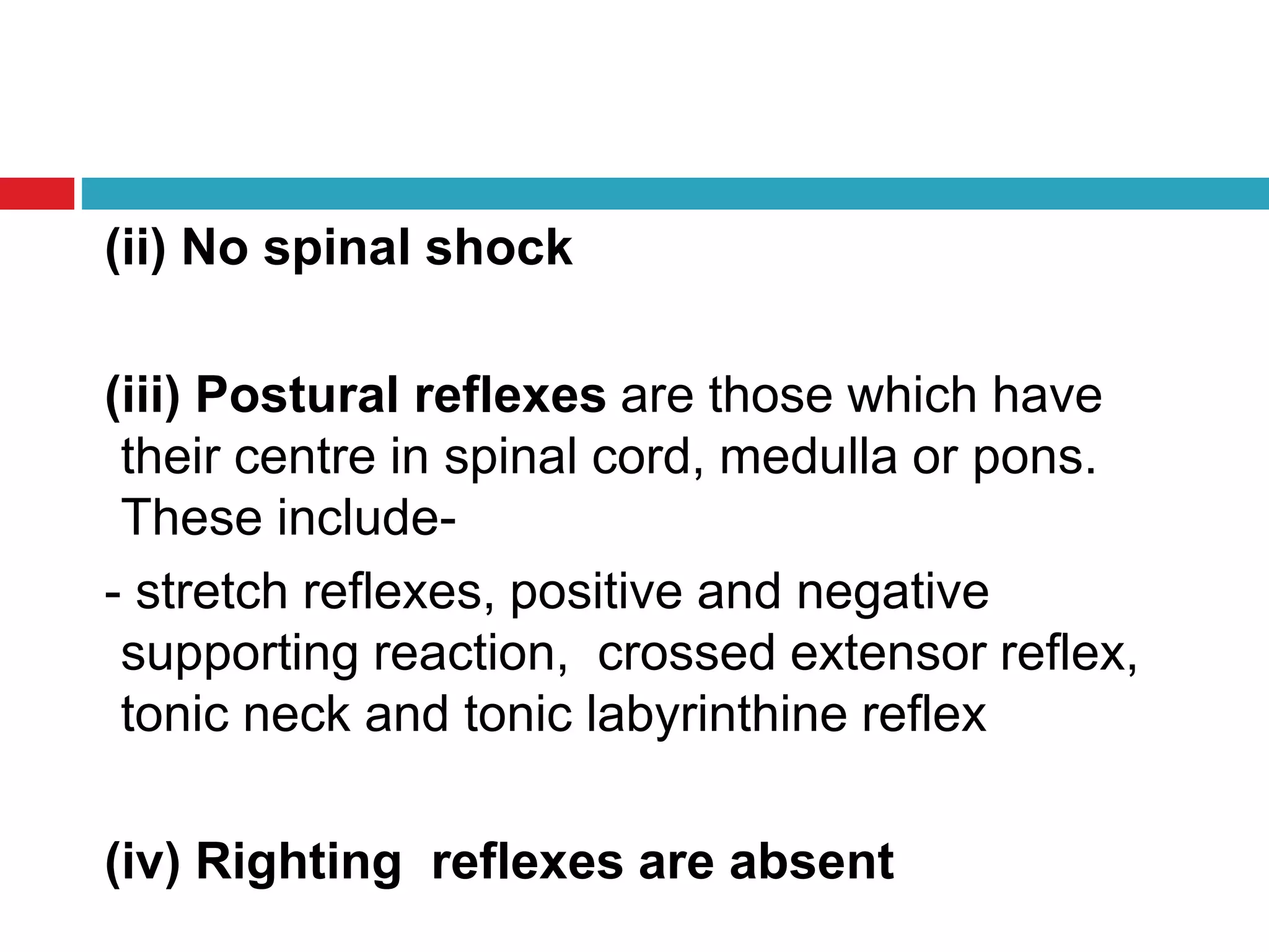Postural reflexes copy | PPTX