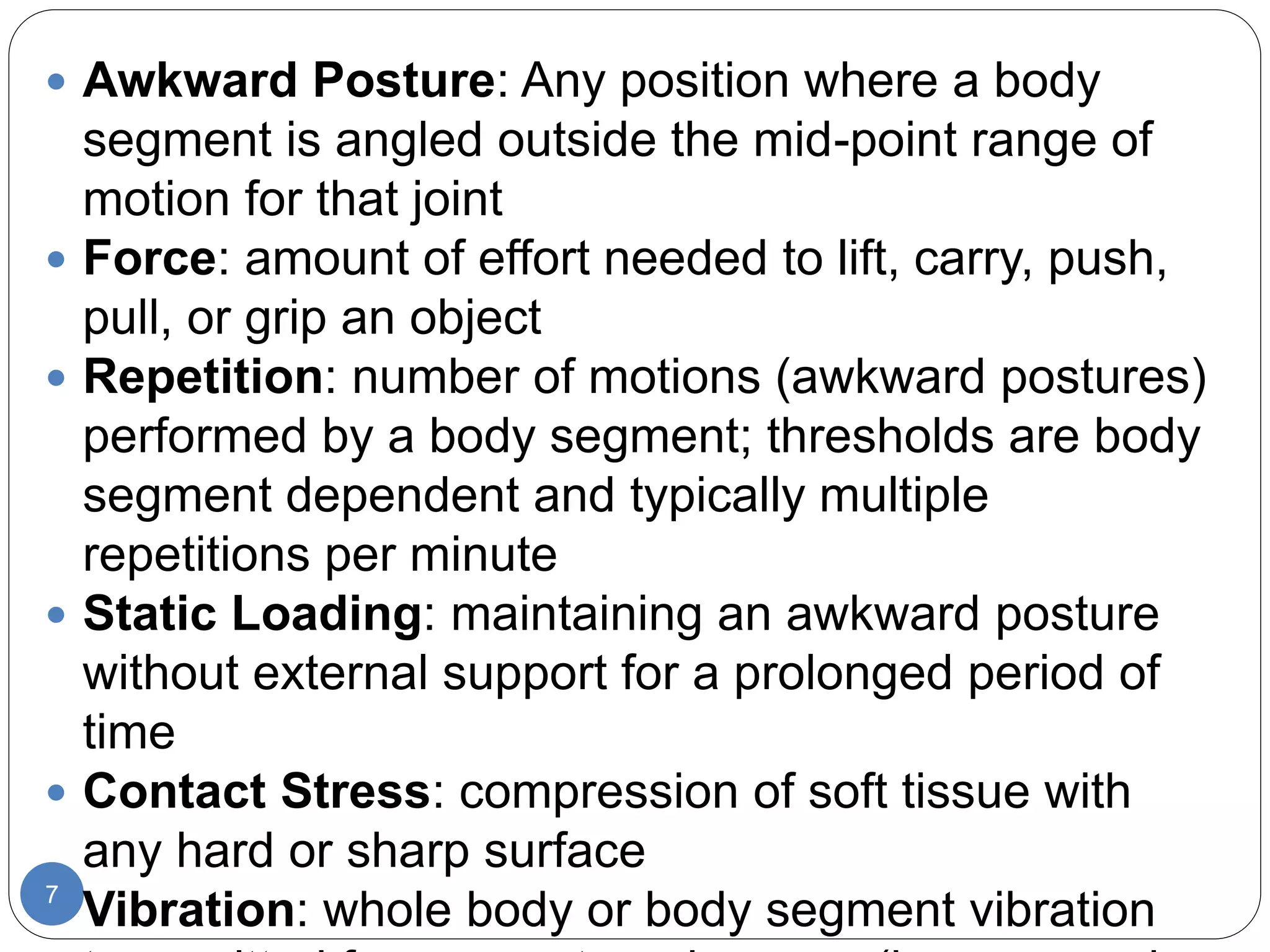 Postural strain and_occupational_hazards | PPTX