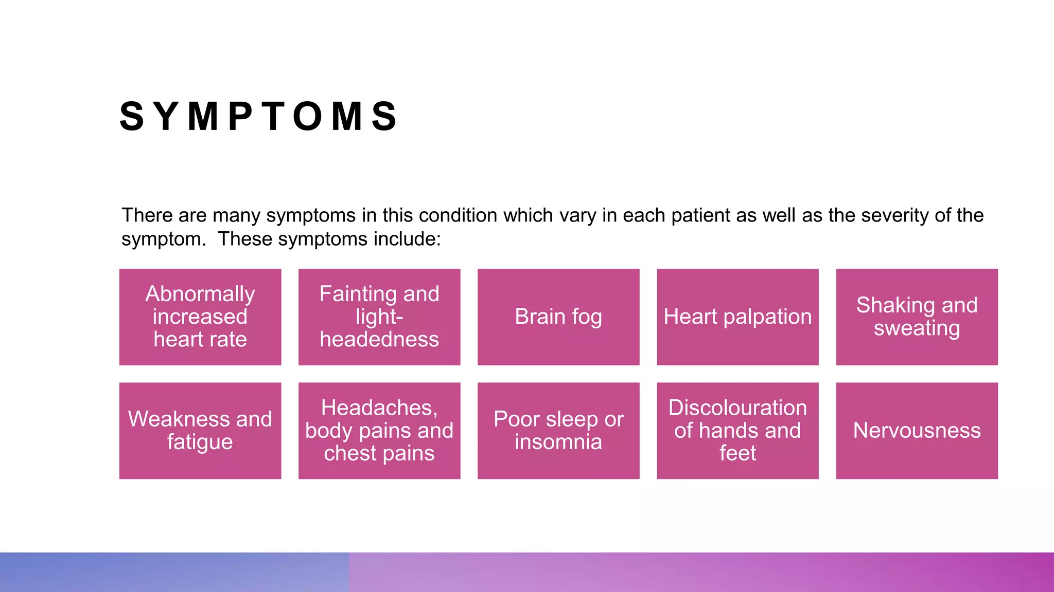 Postural tachycardia syndrome (pots) | PPTX