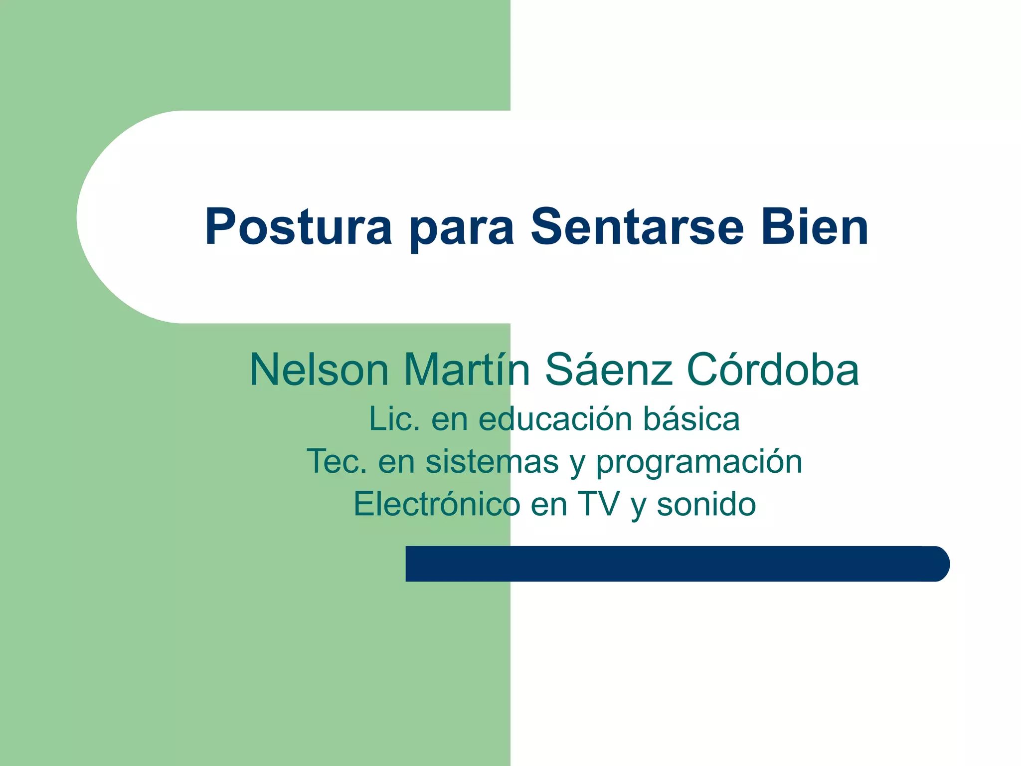 Postura Para Sentarse Bien | PPT