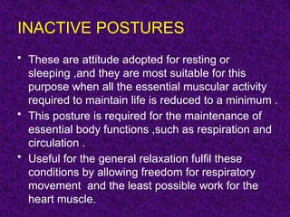 POSTURE Exercise therapy -1 and massage.pptx