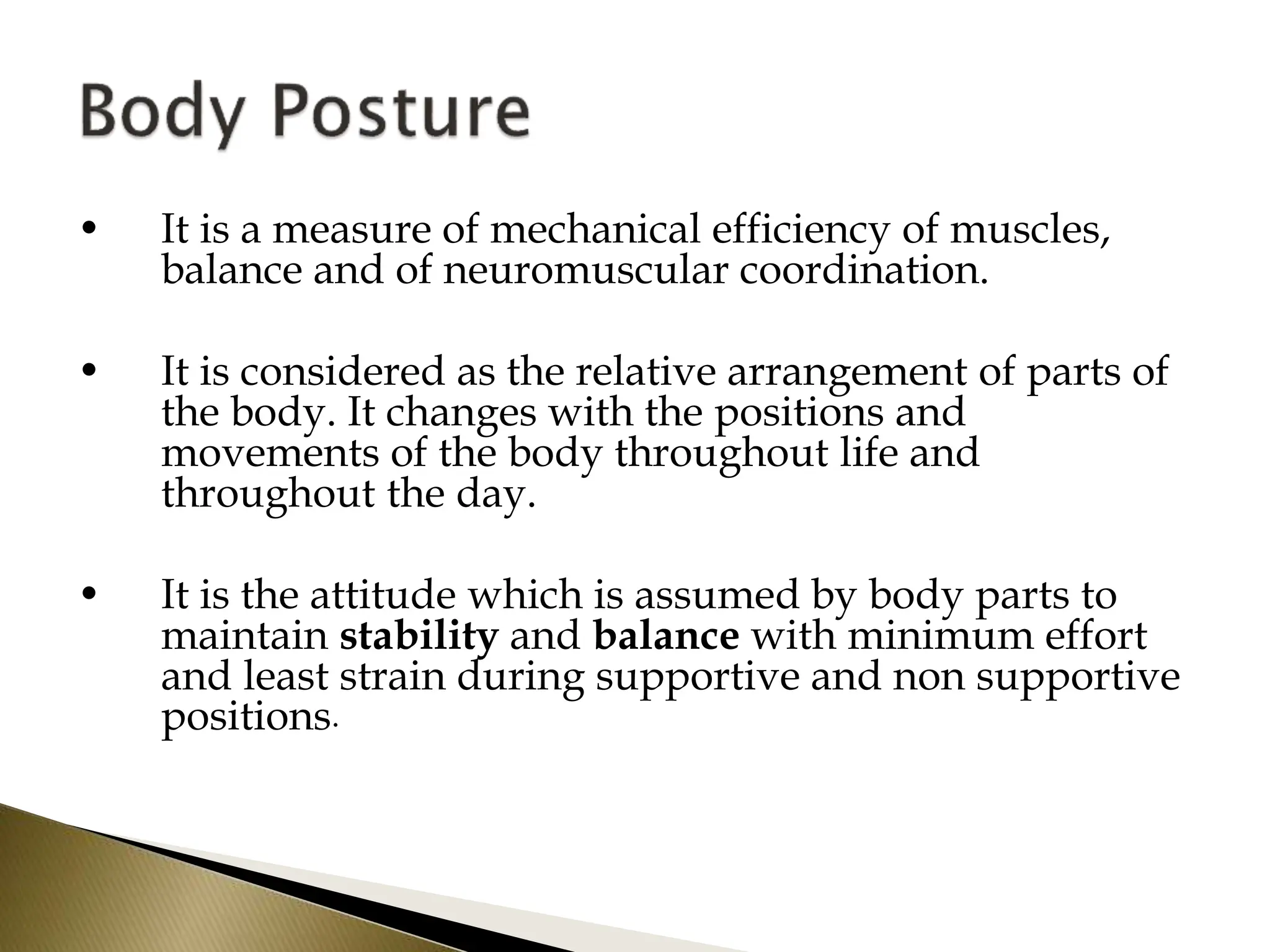 posture-biomechanics, kinetic and kinematics of posture, postural ...