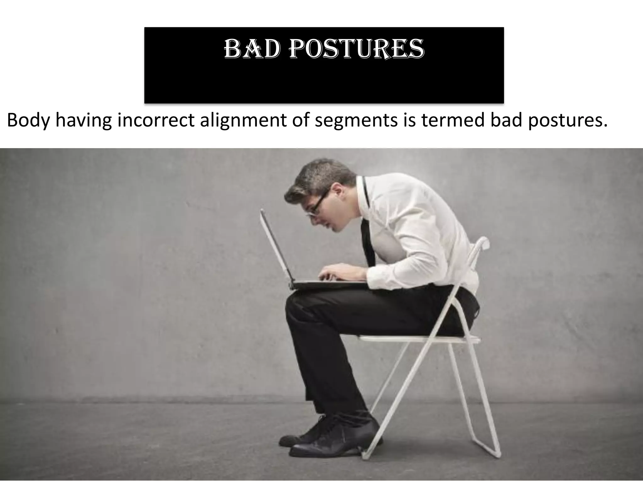 Good Posture and Bad posture | PDF