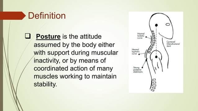 Posture- Physical Therapy [VNSGU] | PPTX
