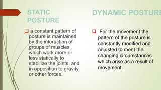 Posture- Physical Therapy [VNSGU] | PPTX