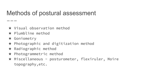 Posture | PPTX