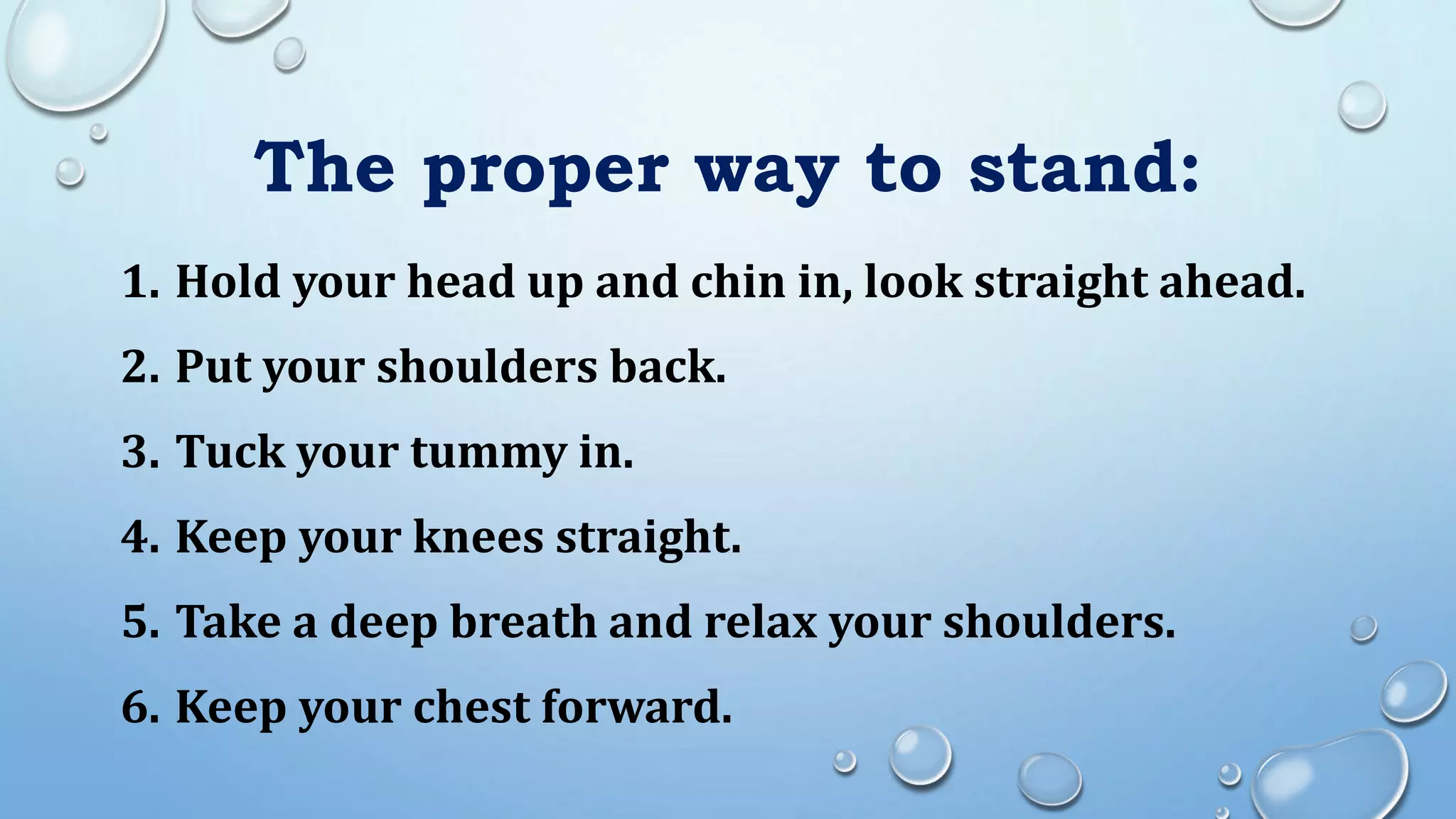 Posture | PPTX