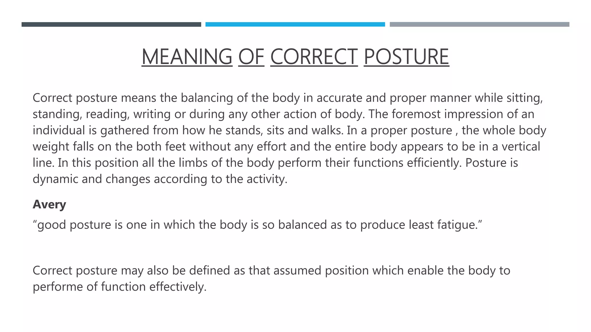 Posture | PPTX