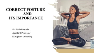 Posture Definition, Ergonomic for posture | PPT
