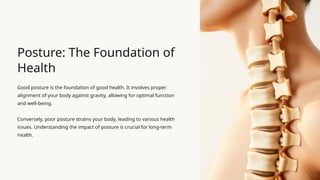 Posture Definition, Ergonomic for posture | PPT