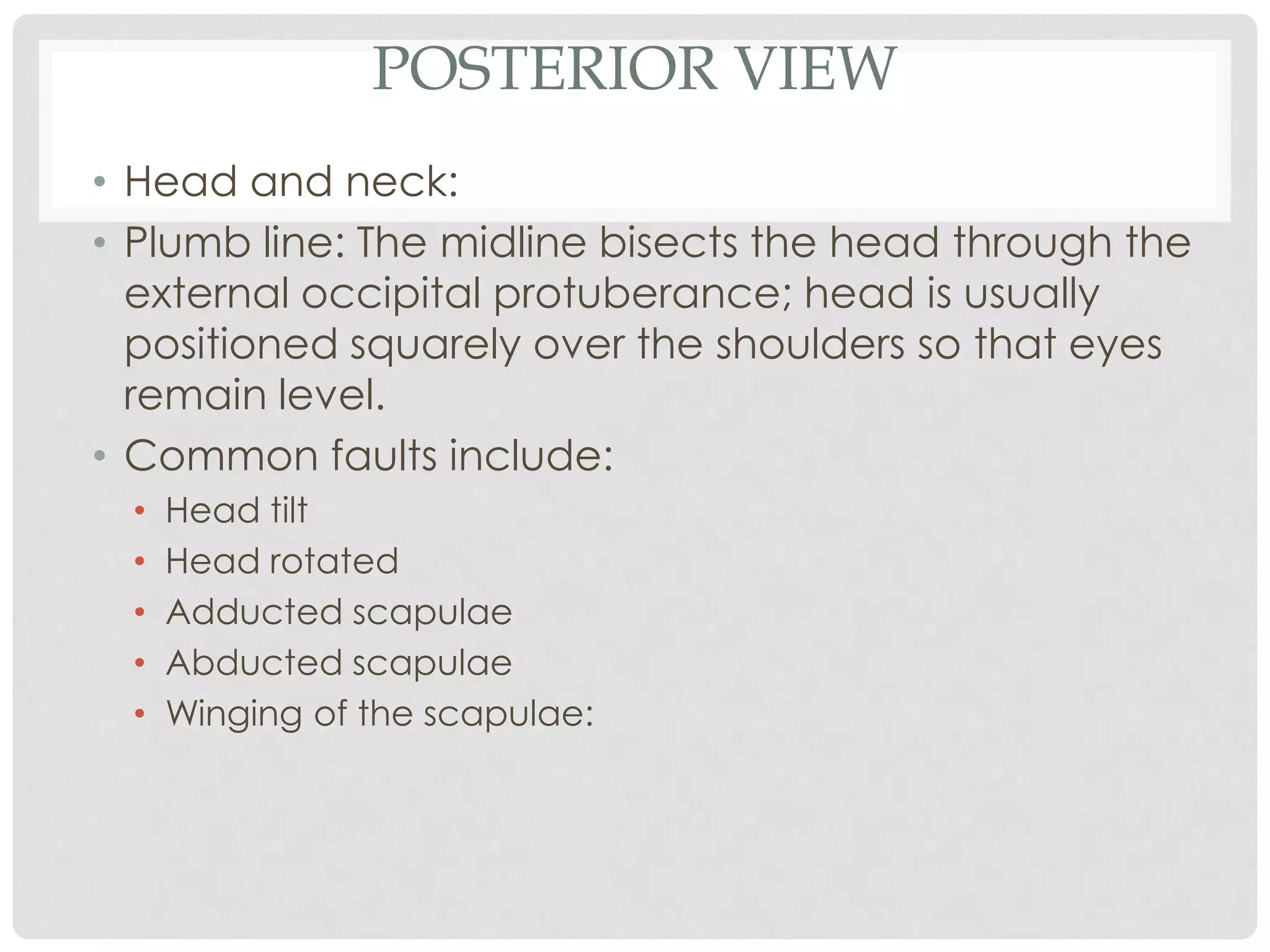 Posture analysis | PPTX
