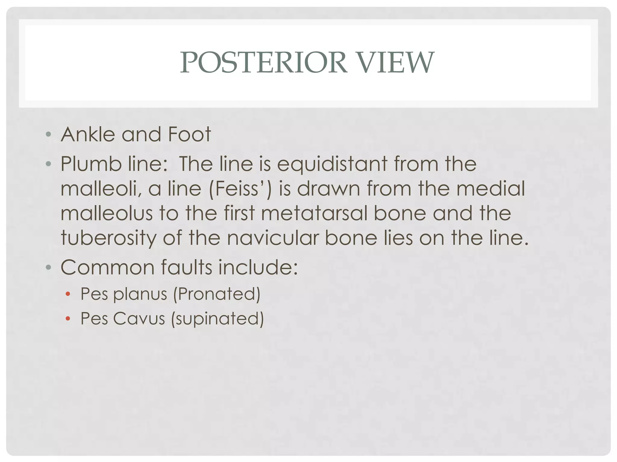 Posture analysis | PPTX