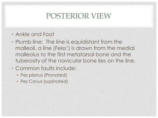 Posture analysis | PPTX