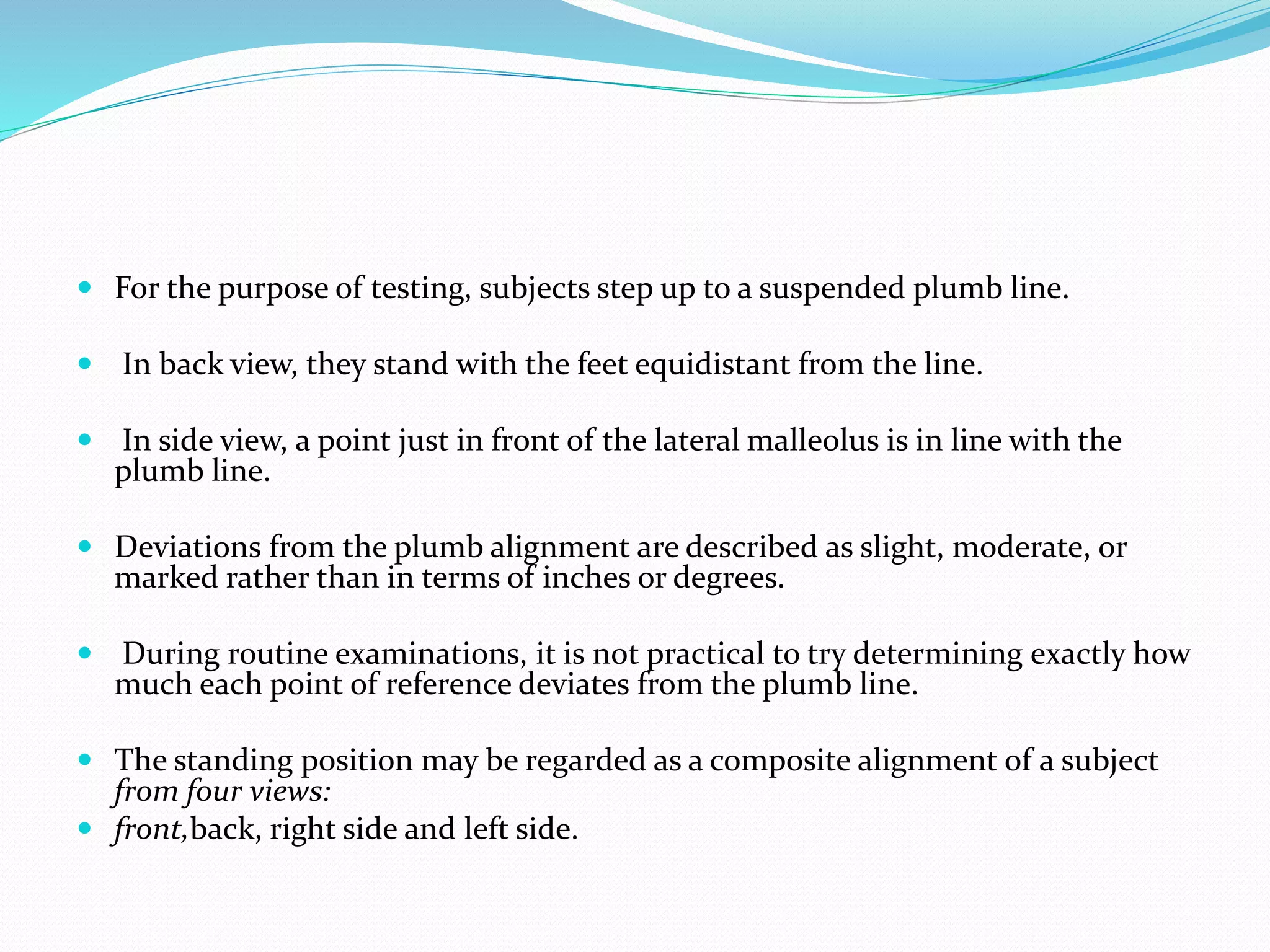 Posture Analysis In Biomechanics | PPTX