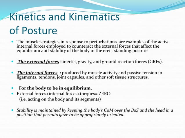 Posture Analysis In Biomechanics | PPTX
