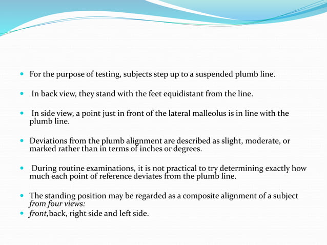 Posture Analysis In Biomechanics | PPTX