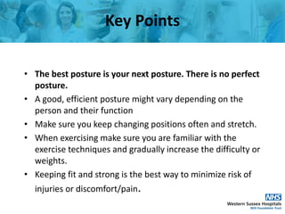 Posture and manual handling | PDF