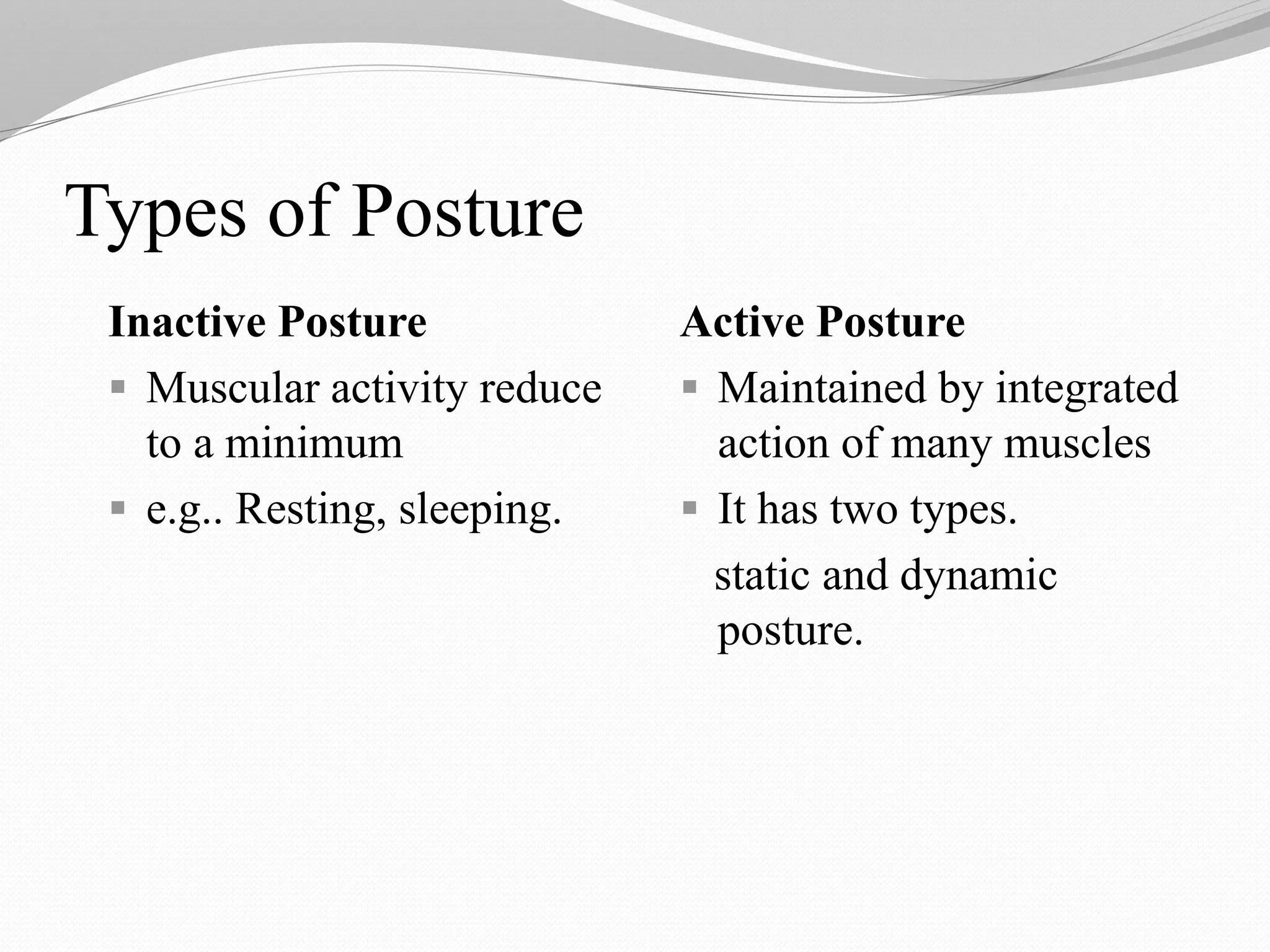 Posture by Dr. Nidhi | PPTX